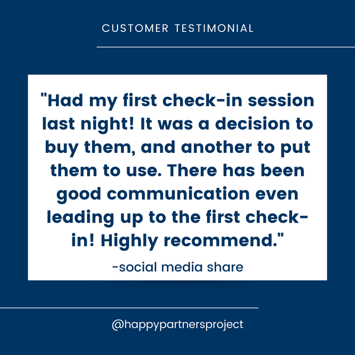 The Relationship Check-In™️ Method by Happy Partners Project – The ...