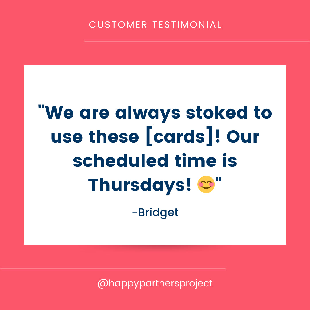 Relationship Check-In Cards with The Happy Partners Project