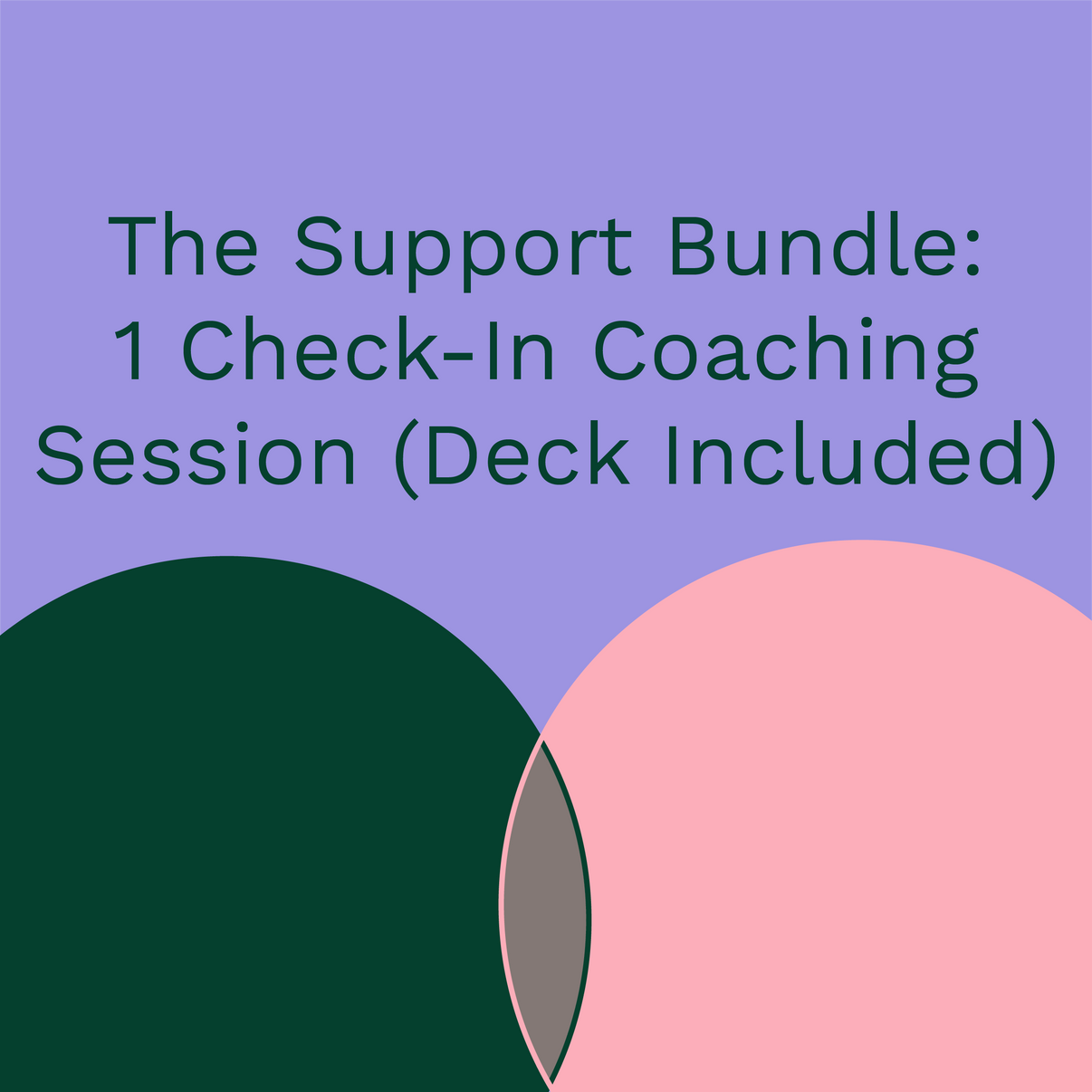 The Support Bundle: 1 Check-In Coaching Session (Deck Included) – The ...